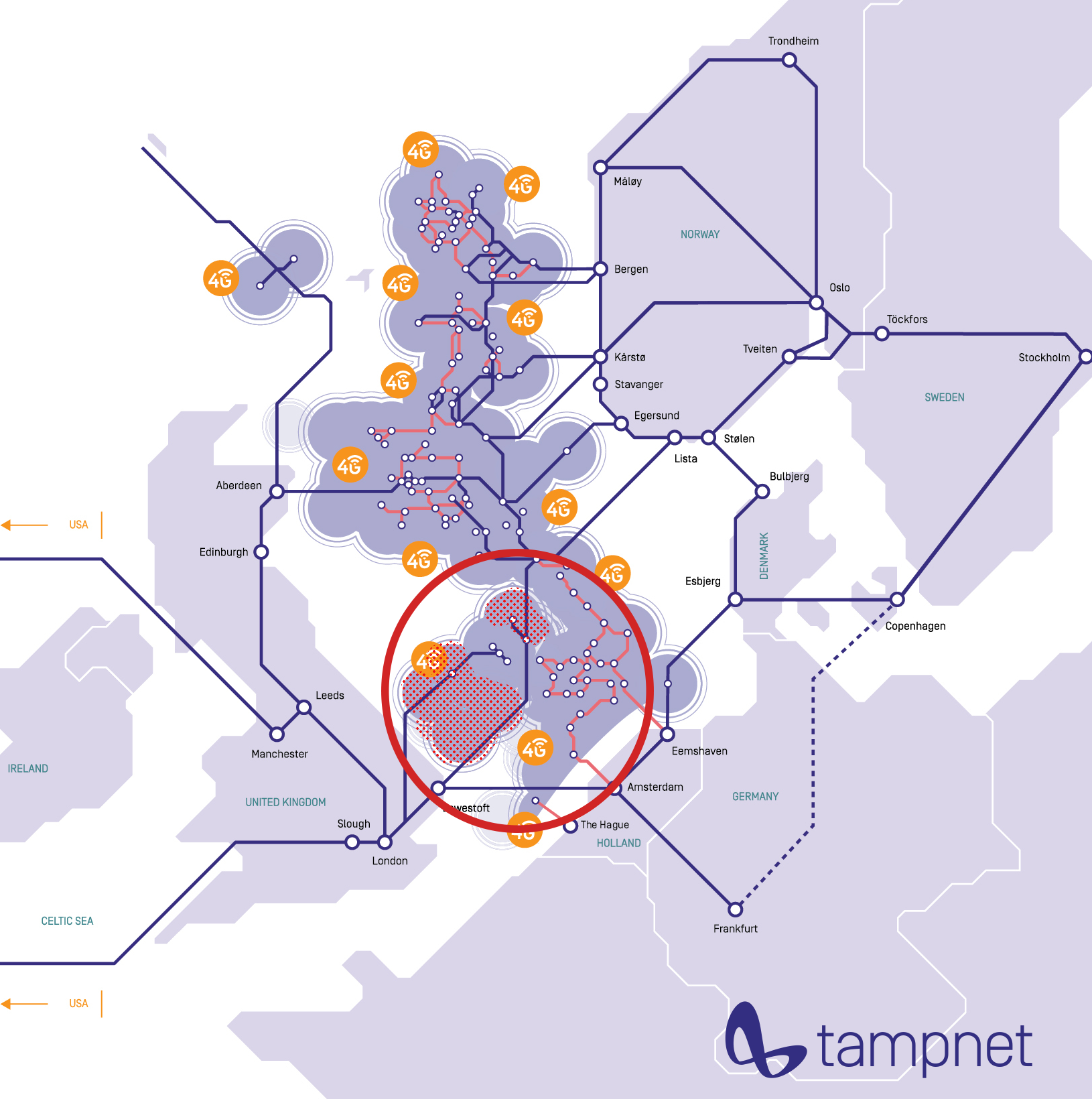 Tampnet significantly expands its 4G/5G LTE coverage in the southern ...
