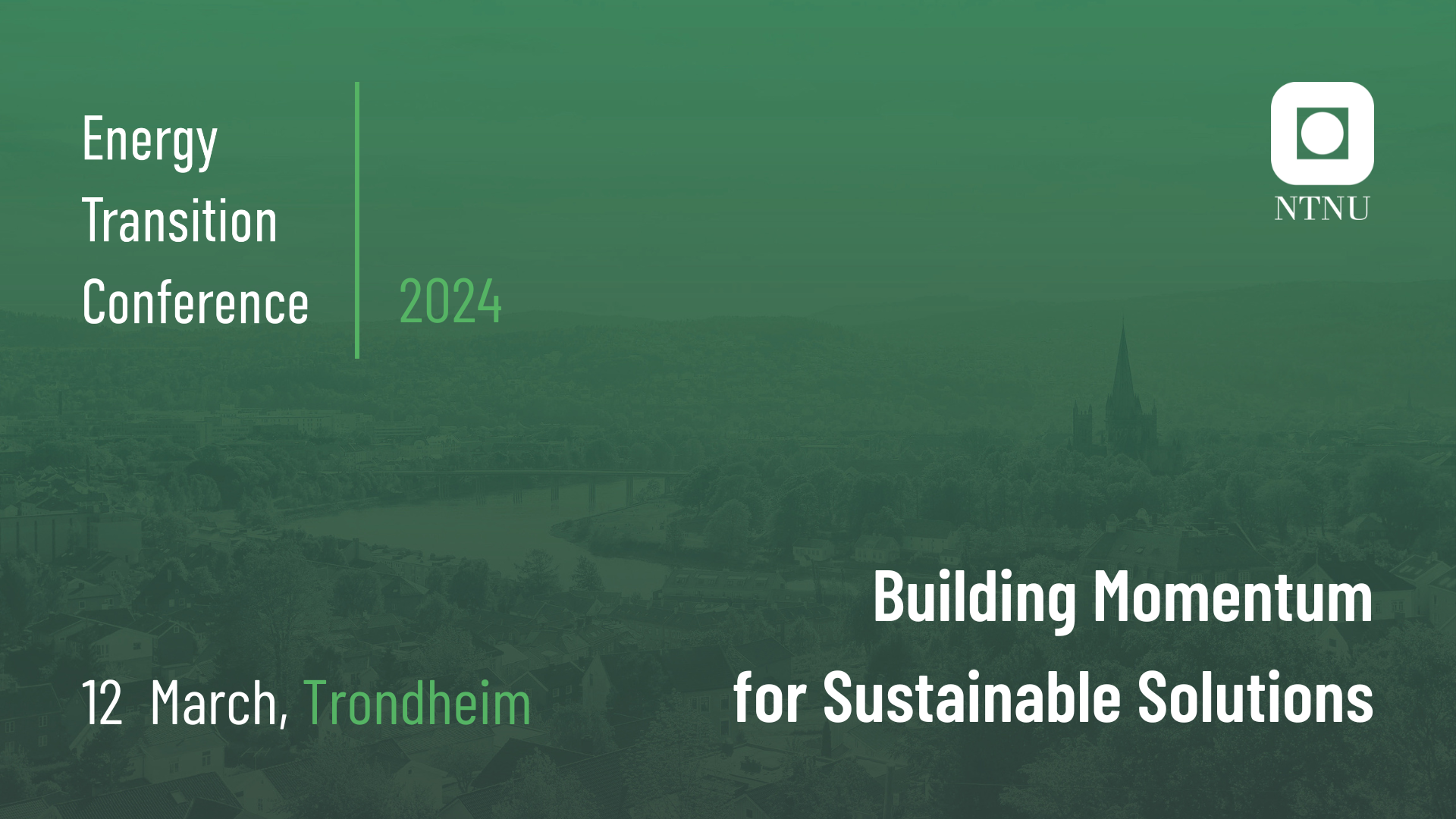 NTNU Energy Transition Conference 2024